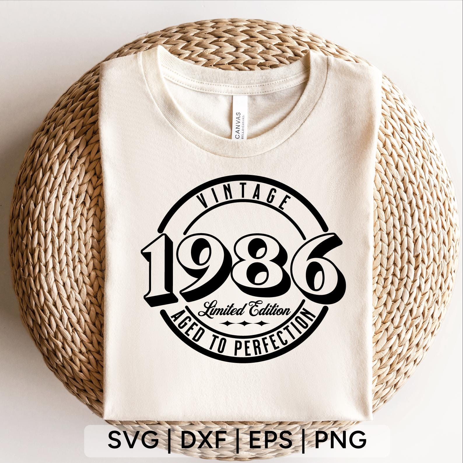 1986 Birthday SVG: Limited Edition 40th Birthday Design (digital ...