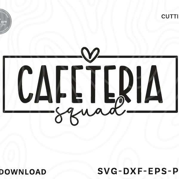Food Service Squad Svg - Etsy