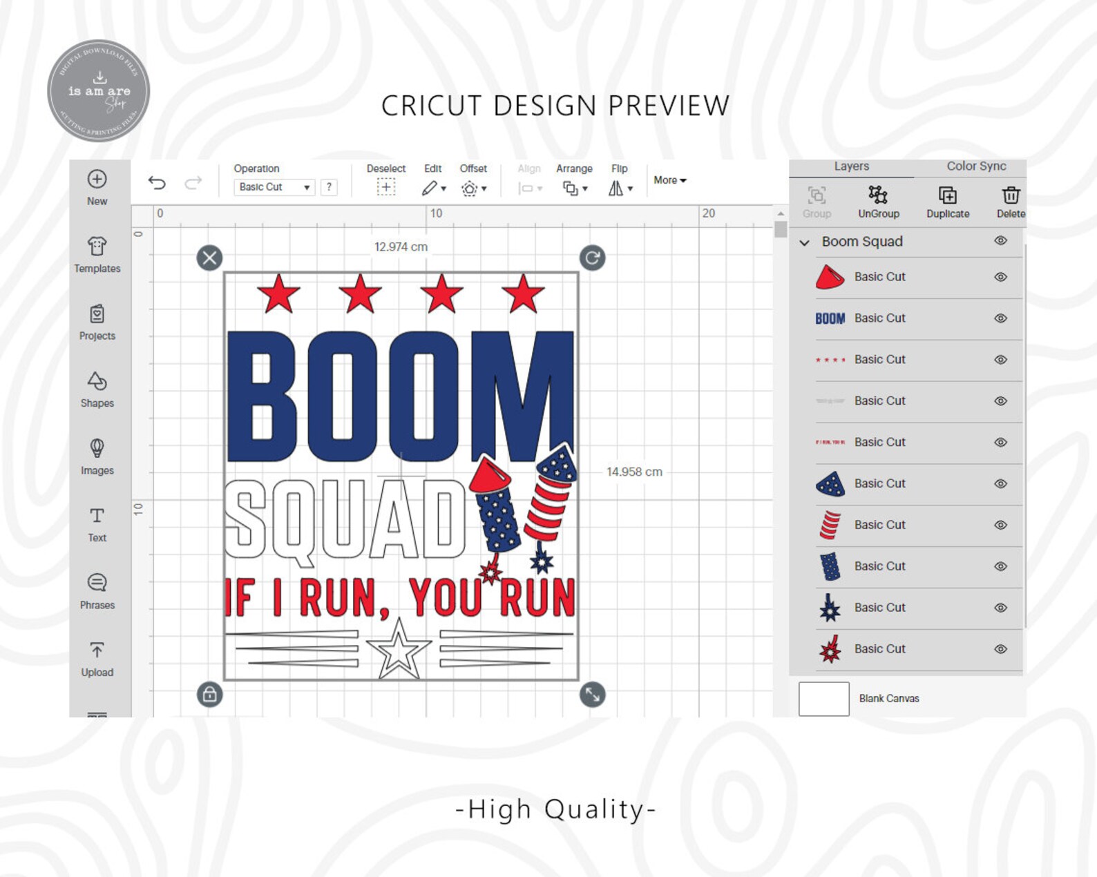Boom Squad Svgif I Run You Run Svg4th of July Svgamerica - Etsy
