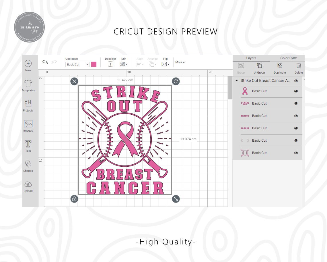 Strike Out Breast Cancer Svgcancer Awarenessbreast - Etsy