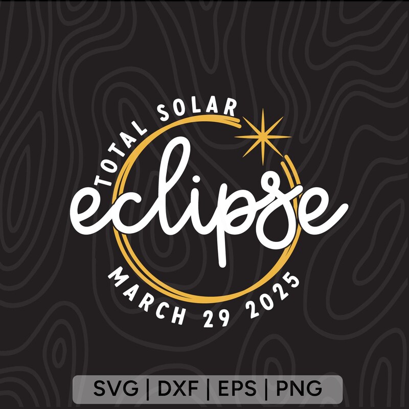 Solar Eclipse Svg - Etsy