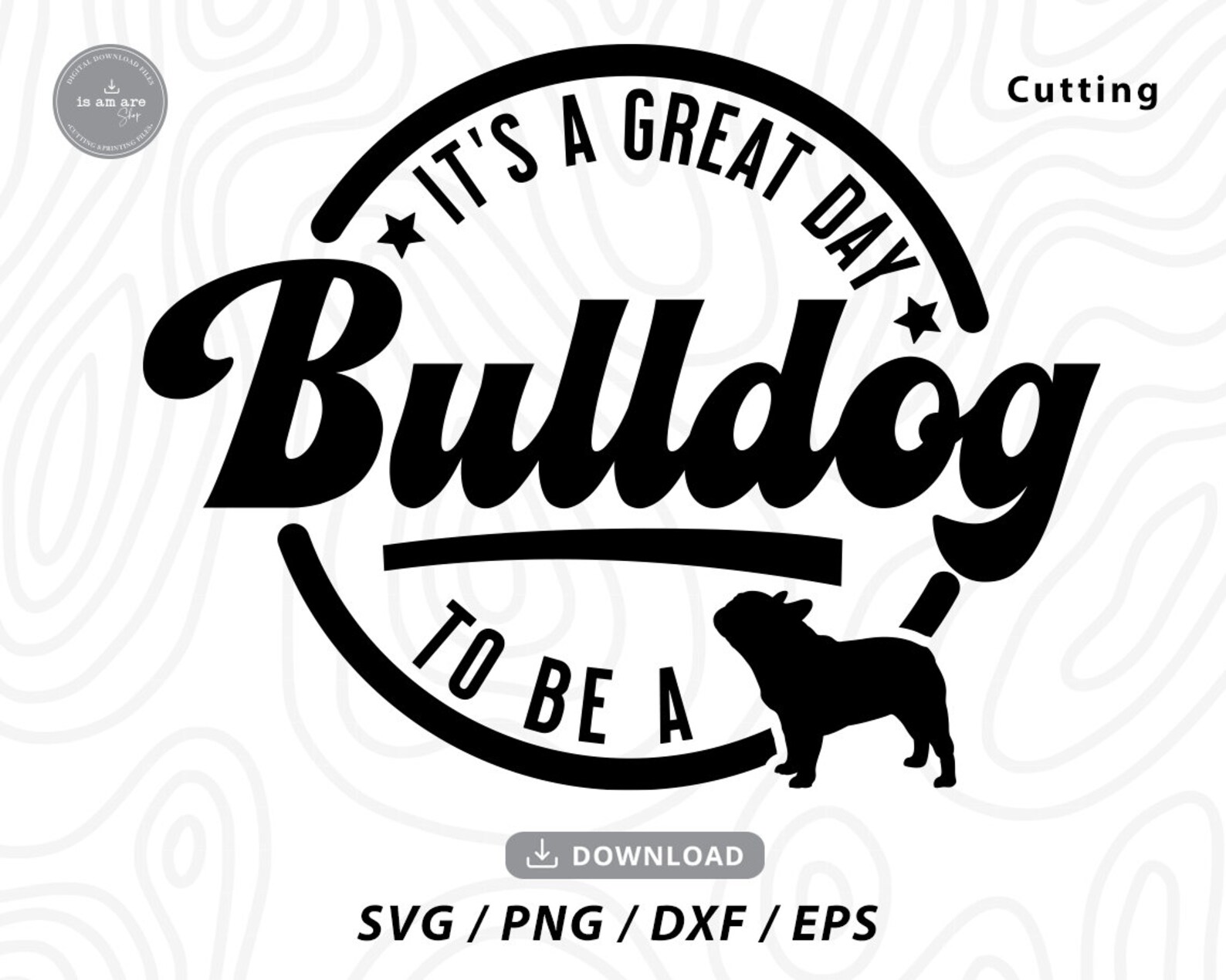 It's a Great Day to Be A Bulldog Svgschool Mascot - Etsy