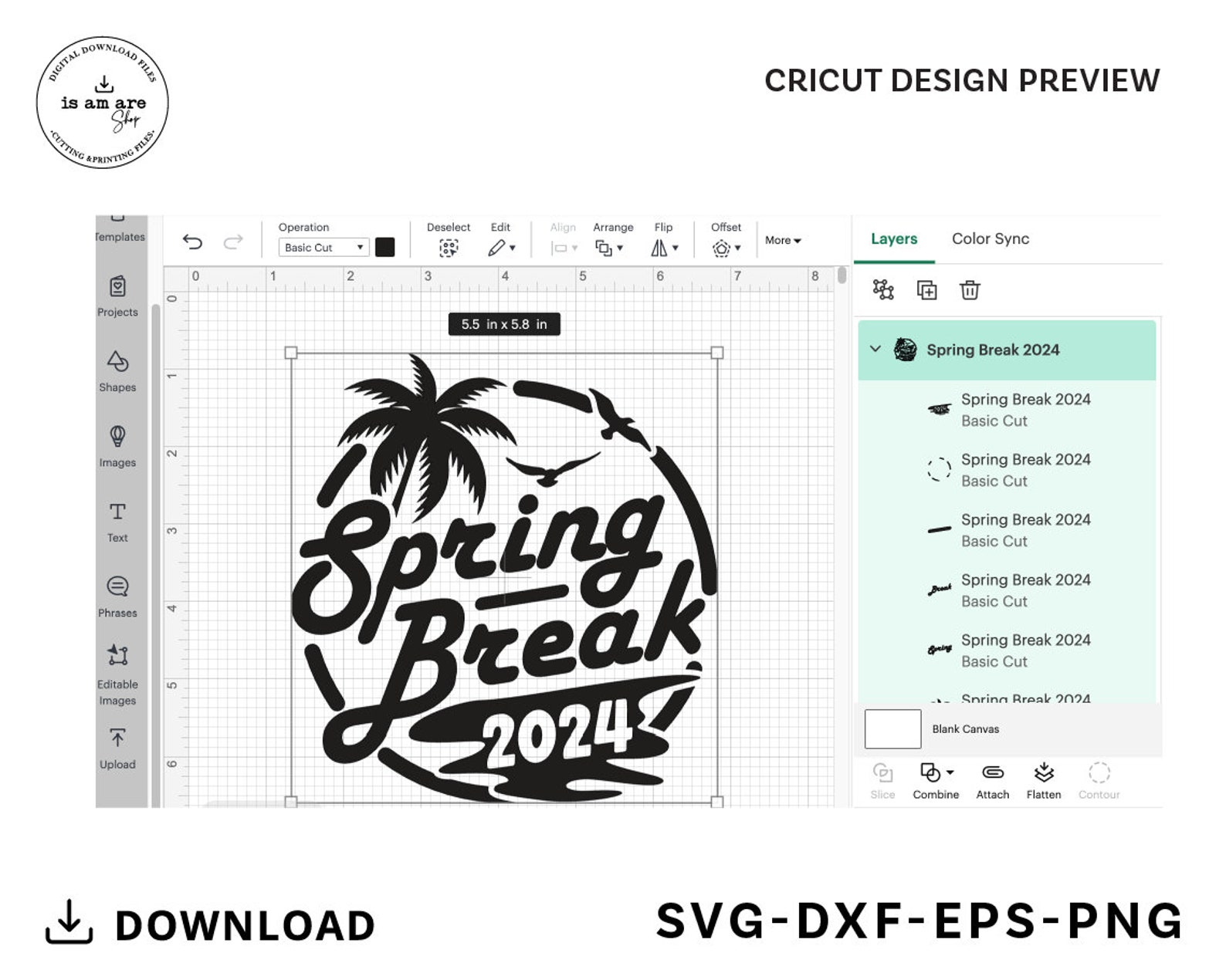 Spring Break 2024 SVG Png,spring Break Svg,vacation Svg,beach Svg,best ...