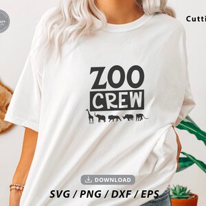 Zoo Crew SVG: Safari Animals, Teacher Life, Field Trip (digital ...