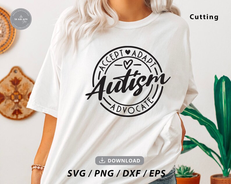 Autism Awareness SVG Accept Adapt Advocate Svgautism - Etsy