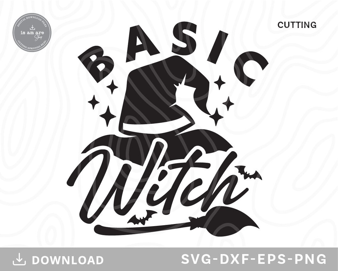Basic Hexe SVG Halloween svg Hexe svg Halloween-Shirt svg - Etsy.de