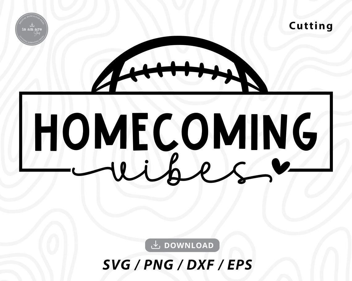 Homecoming Vibes Svghomecoming Svggame Day Svgsports Mom - Etsy