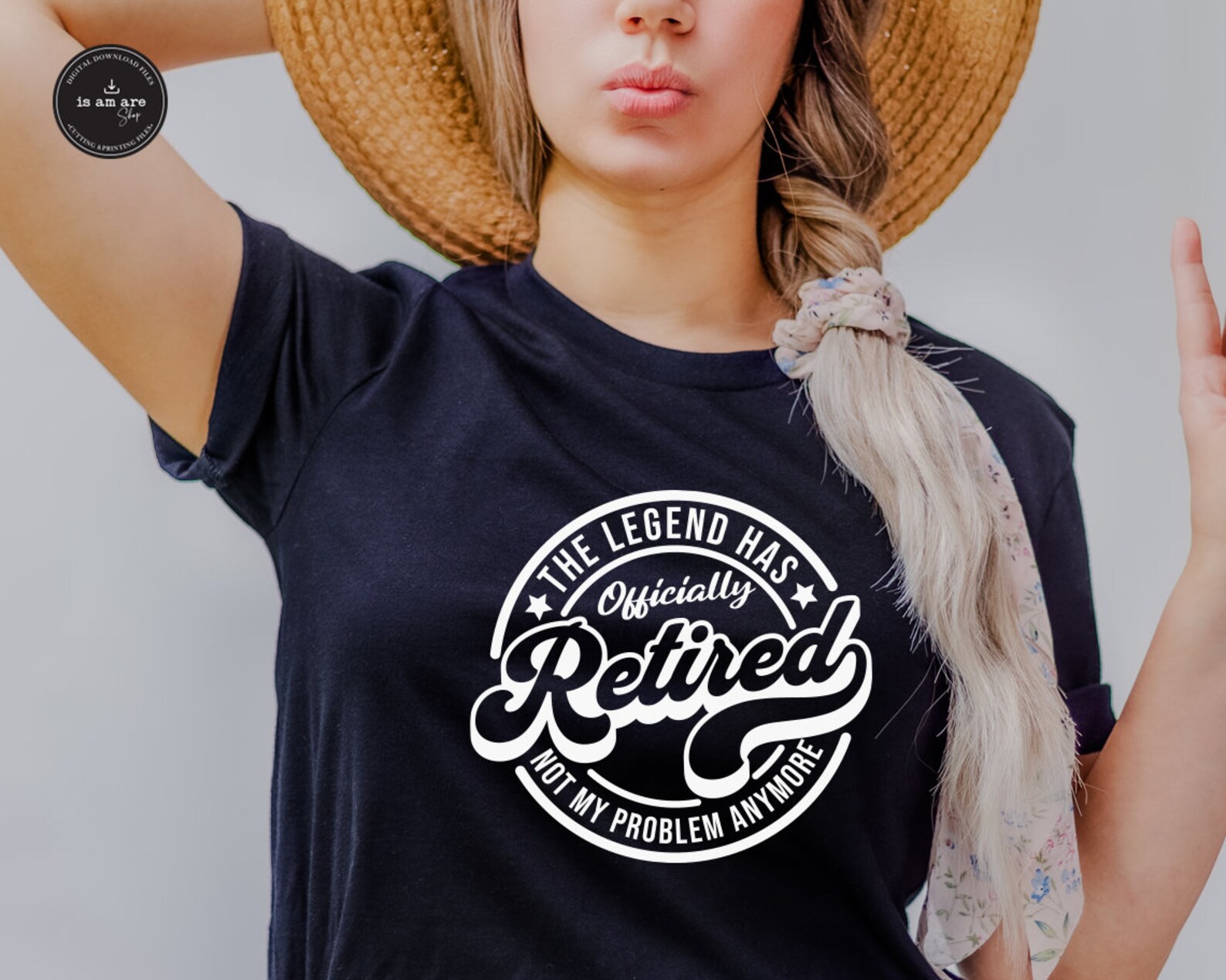 The Legend Has Retired SVG: Retirement Shirt Design (digital Download ...