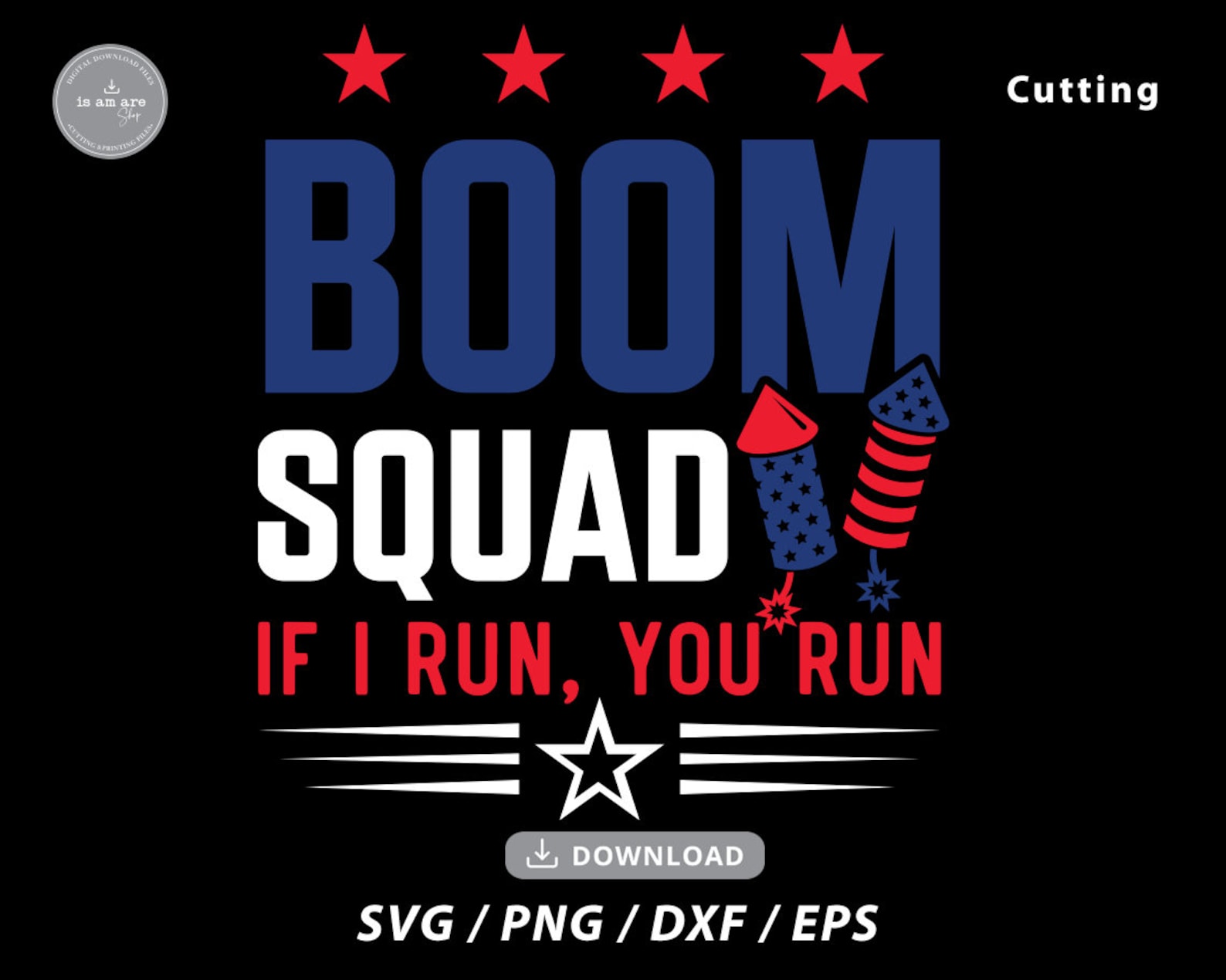 Boom Squad Svgif I Run You Run Svg4th of July Svgamerica - Etsy