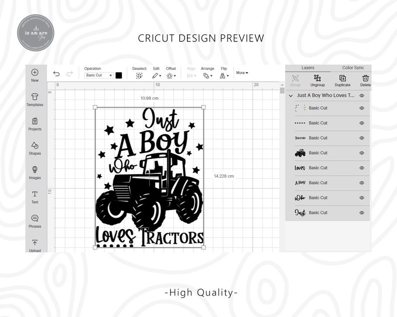 Boy Who Loves Tractors SVG: Farming Tractor Design (digital Download ...