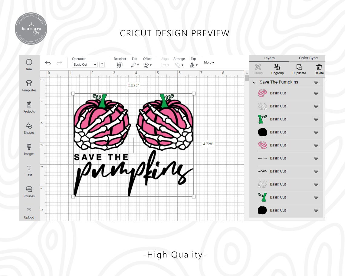 Save the Pumpkins SVG: Breast Cancer Awareness, Halloween Cricut Files ...