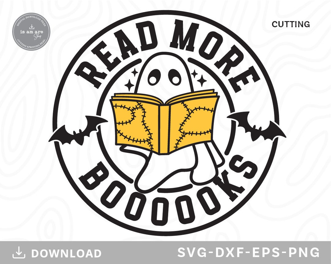 Read More Booooks Svg,halloween Svg, Funny Halloween Svg,ghost Face Svg ...