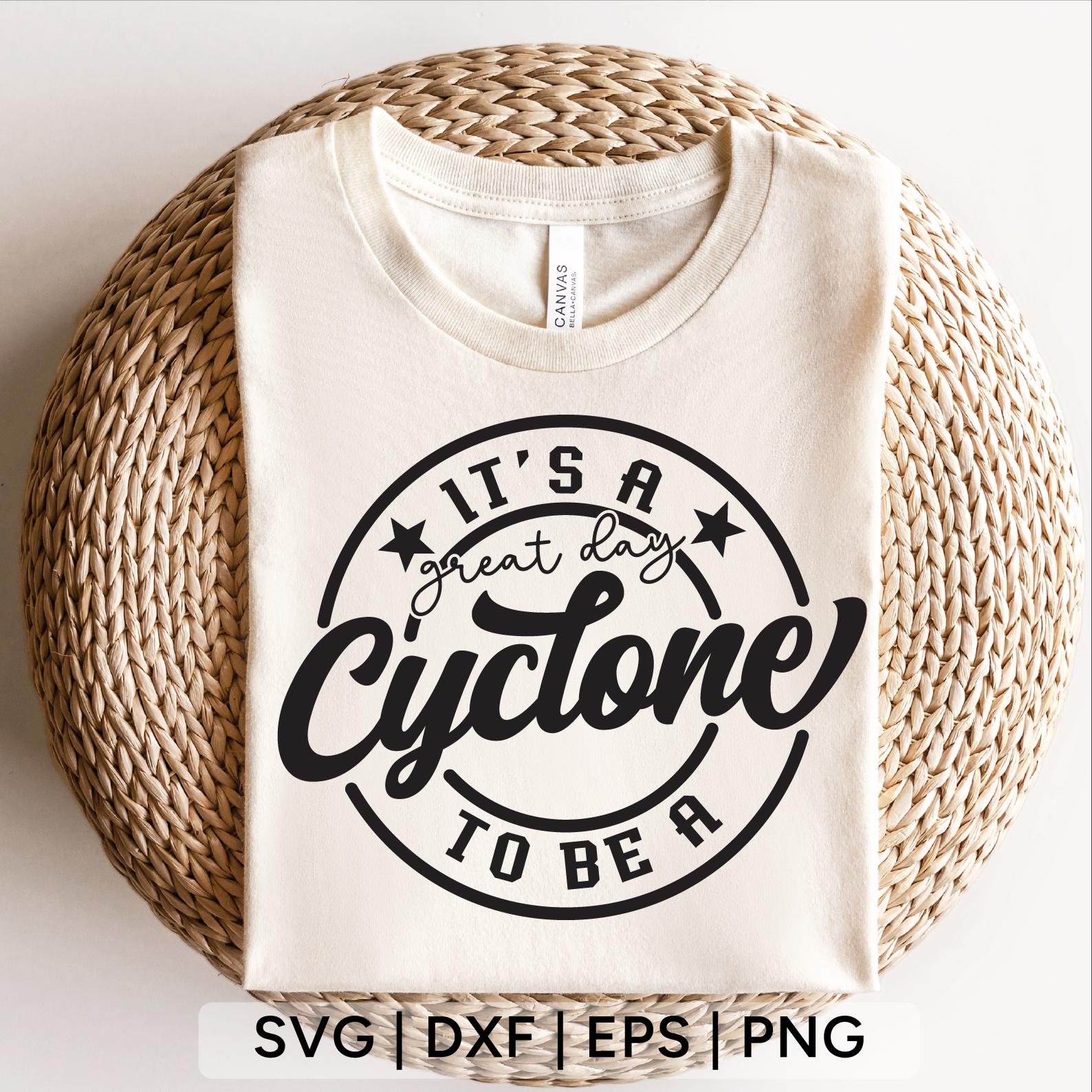 Cyclone Mascot SVG: School Spirit Shirt Design (digital Download - Etsy