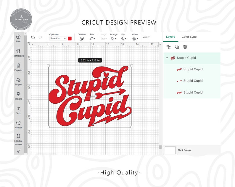 Stupid Cupid SVG: Funny Valentine's Day Shirt Design (digital Download ...