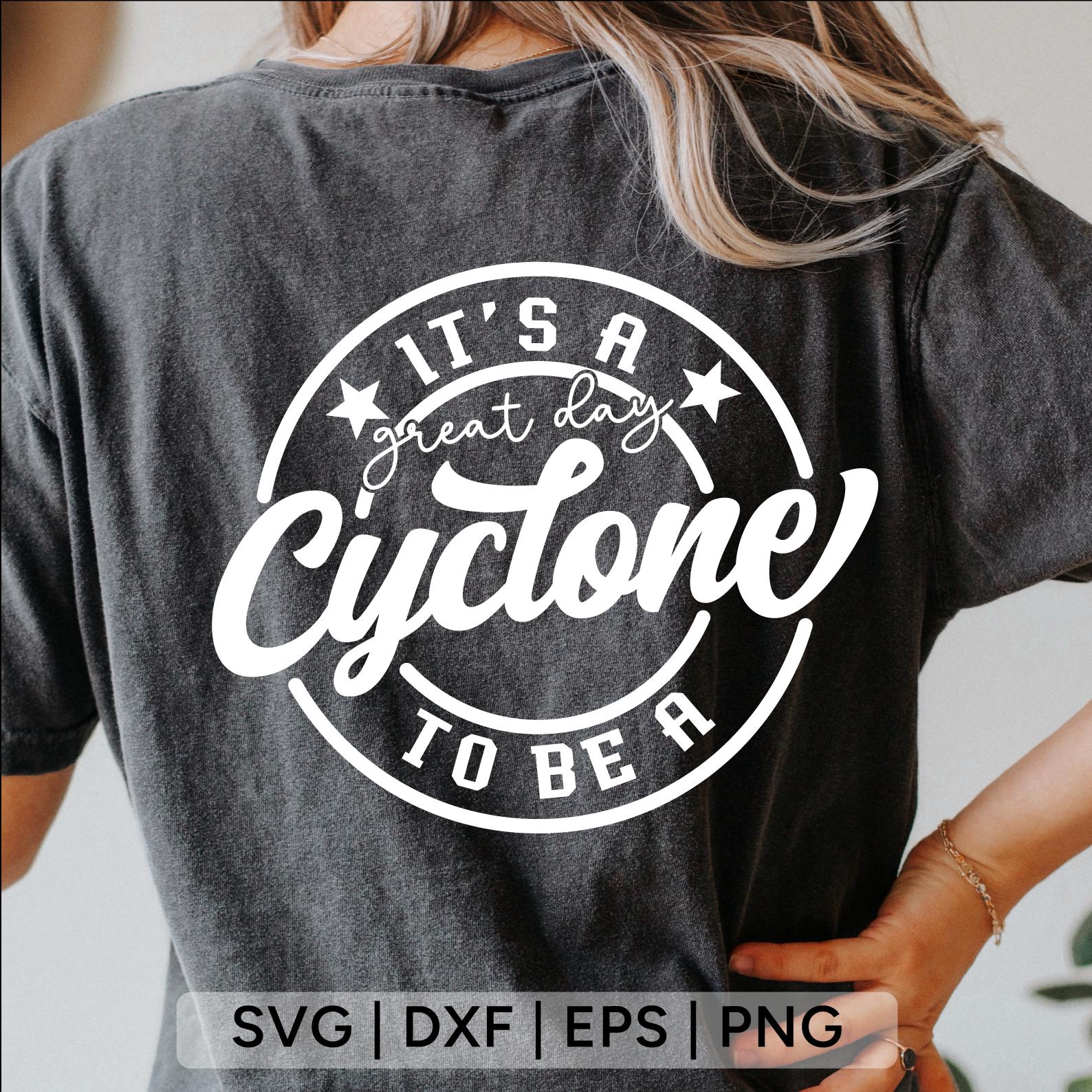 Cyclone Mascot SVG: School Spirit Shirt Design (digital Download - Etsy