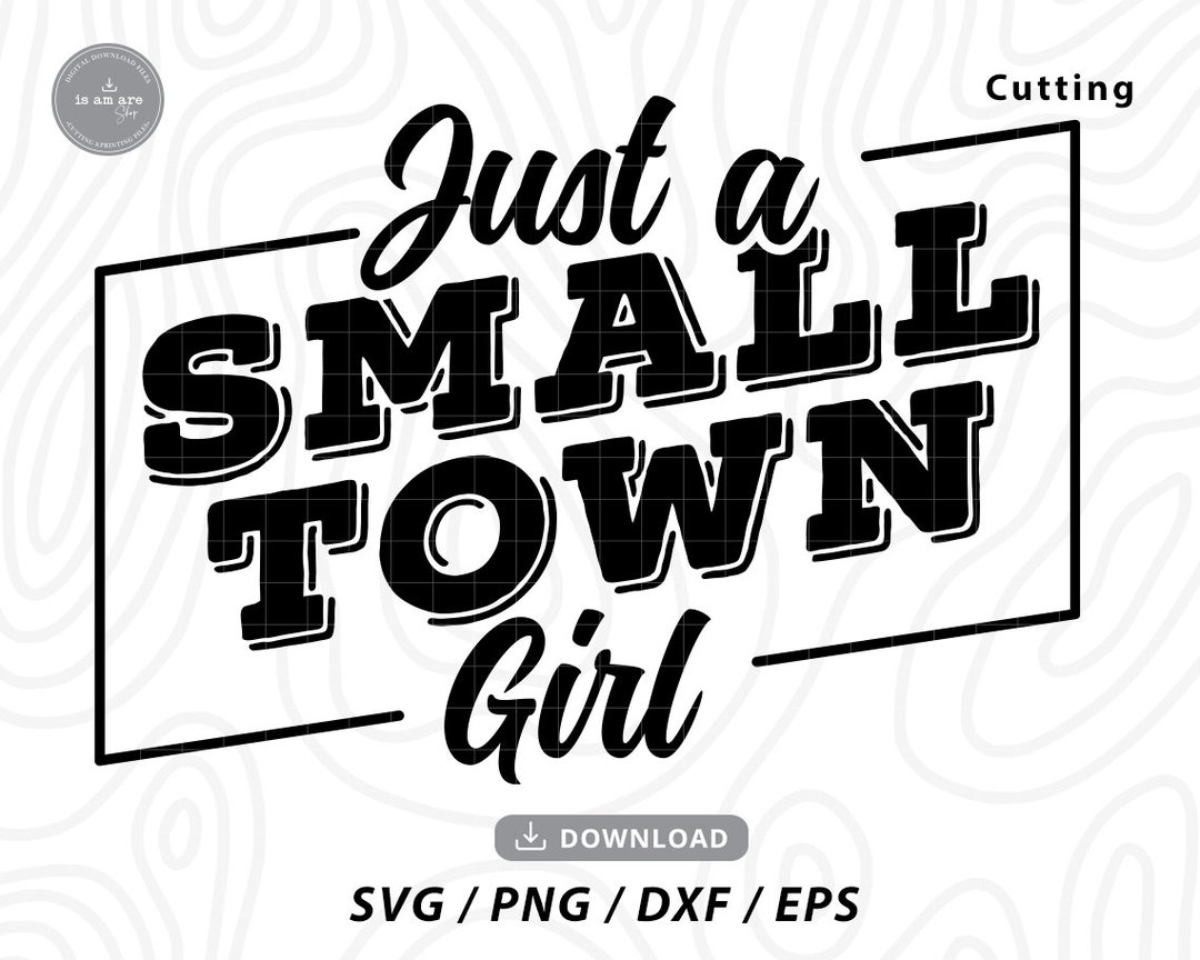 Small Town Girl SVG: Country Girl Coffee Mug Design (digital Download ...