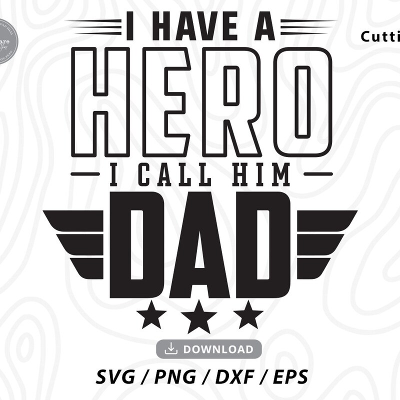 My Dad Hero Svg - Etsy
