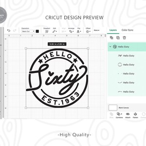 Hello Sixty Svg60th Birthday Svgbirthday Shirt Svghappy - Etsy