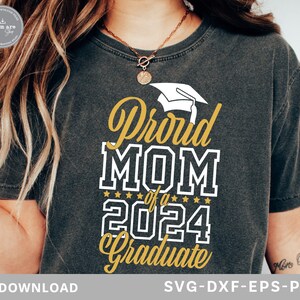 Proud of a 2024 Graduate Svg,graduation SVG Bundle,proud Mom of a 2024 ...