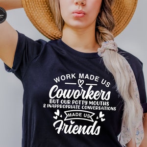 Work Made Us Coworkers Svg,friendship Svg,coworker Gift,funny Coworker ...