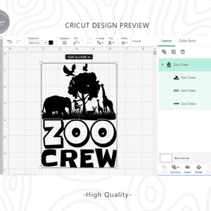 Zoo Crew SVG: Safari Animals, Teacher Shirt Design (digital Download ...