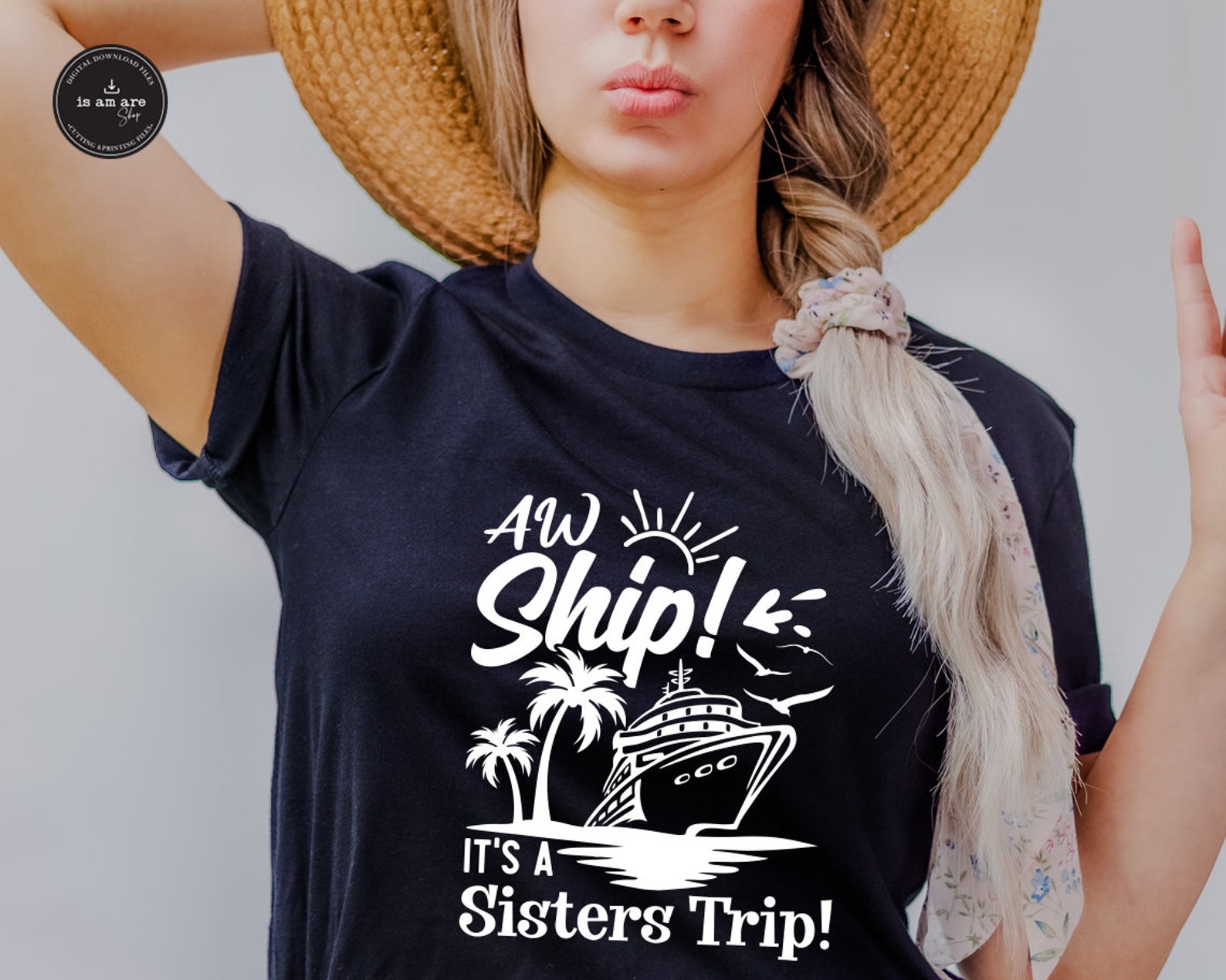 Sisters Cruise Trip SVG: Birthday Girl Shirt Design (digital Download ...