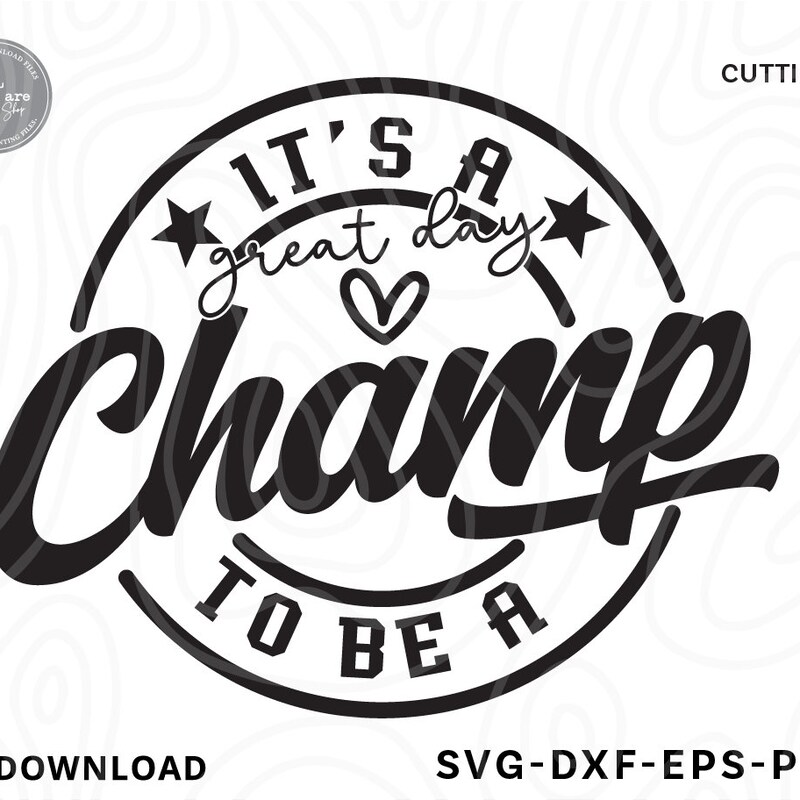 The Champ is Here Svg - Etsy