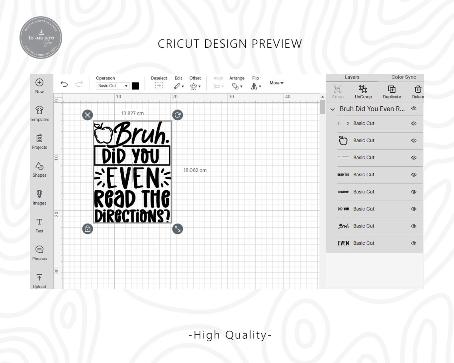 Bruh Did You Even Read the Directions Svg back to School - Etsy