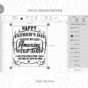 Step Dad Svg,happy Father's Day to My Amazing Step-dad Svg,fathers Day ...