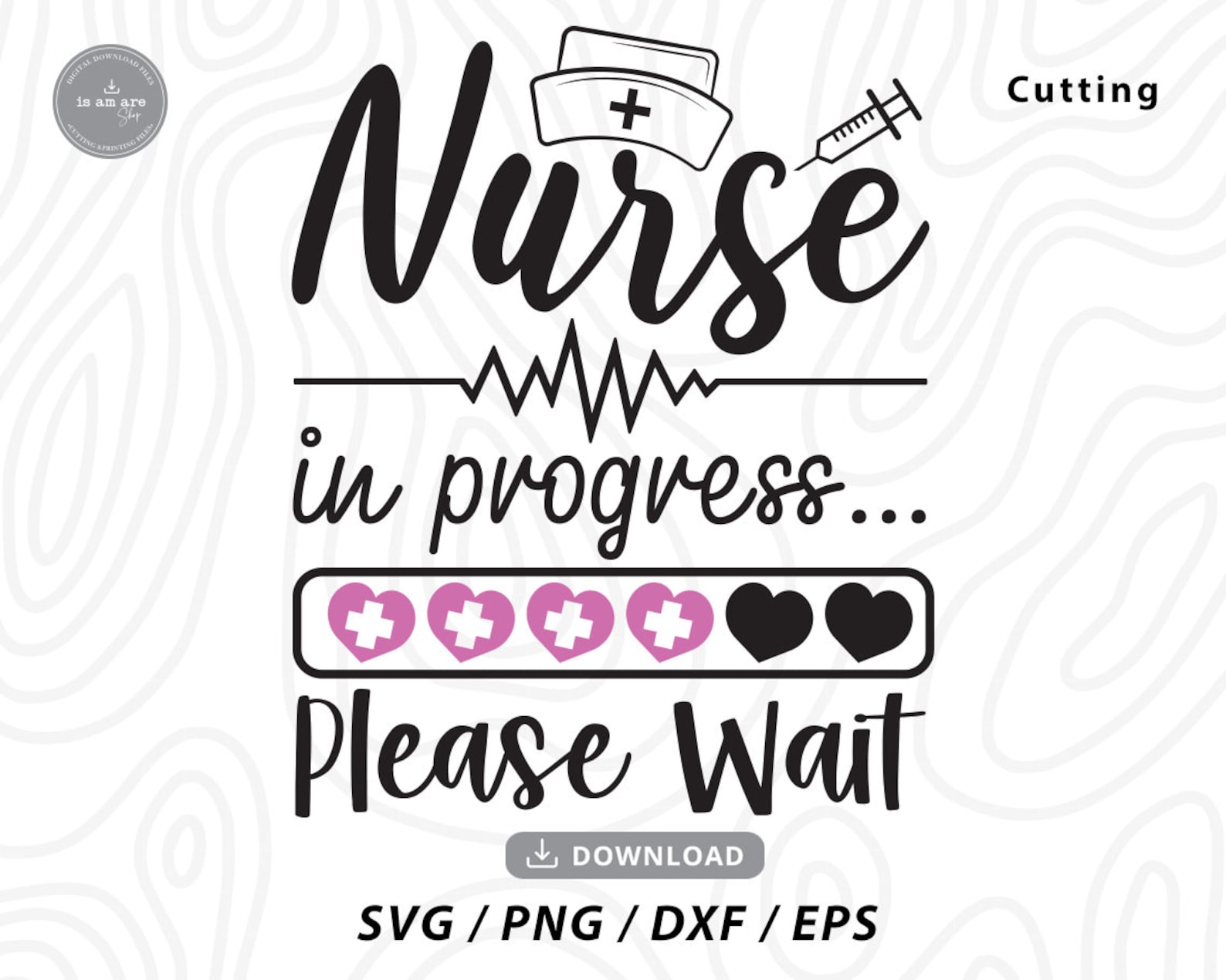Nurse in Progress Svgnurse Svgnurse Life Svgnursing - Etsy