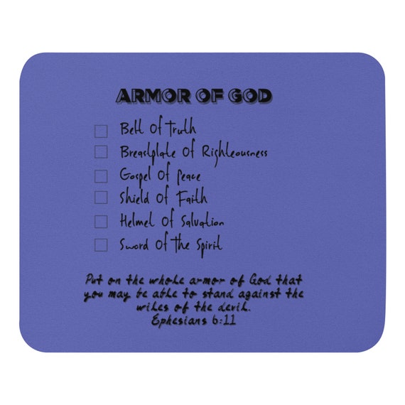 Armor of God Mouse Pad - Etsy