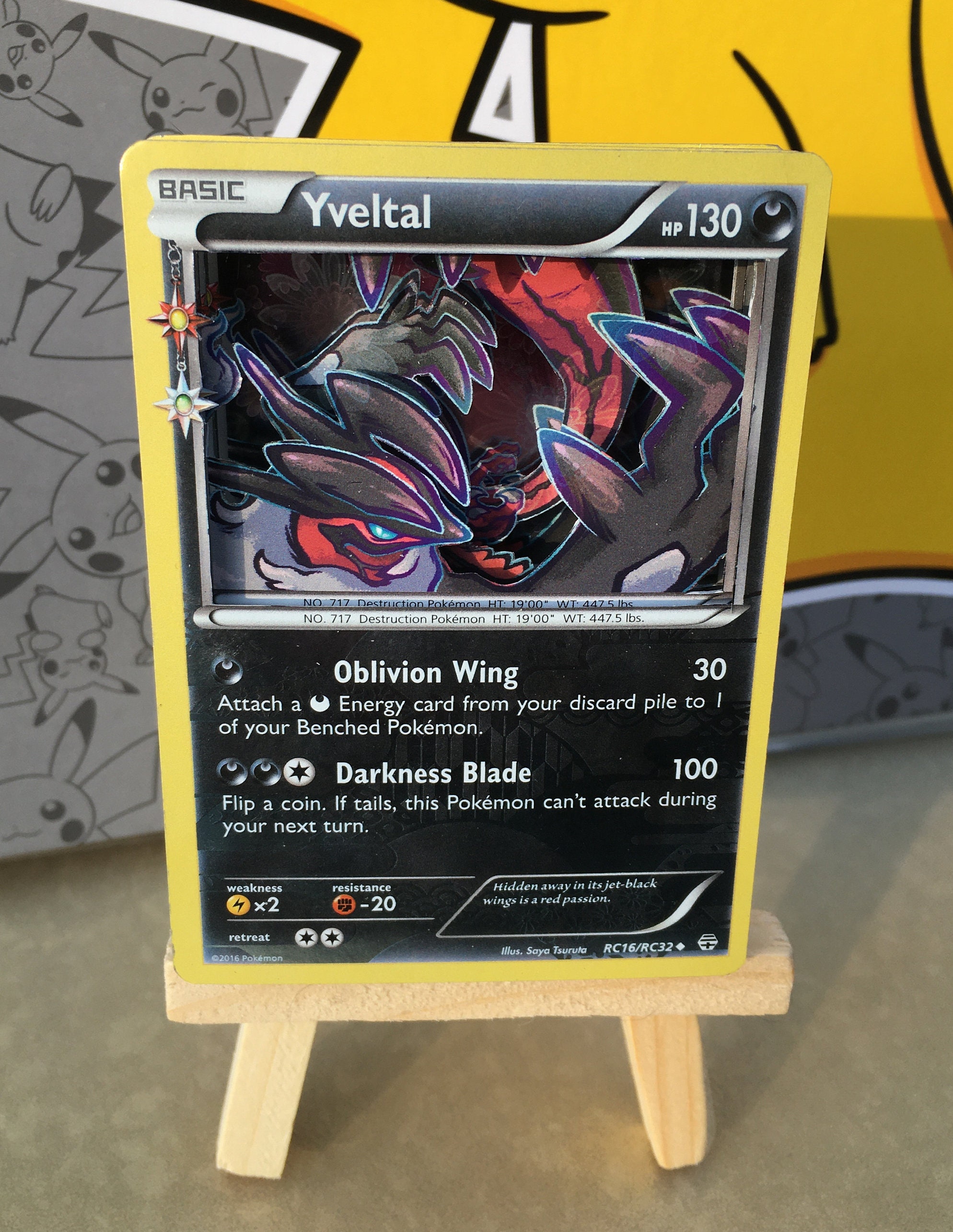 Custom Pokémon 3D Card MADE TO ORDER - Etsy