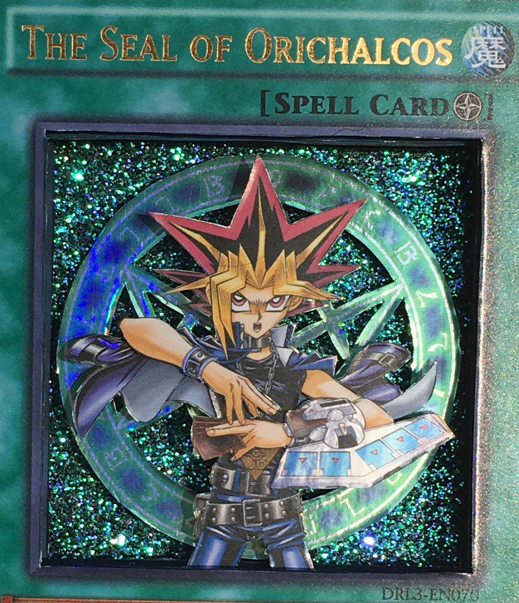 The Seal Of Orichalcos Yami Yugi Variant Yu Gi Oh 3d Card Etsy