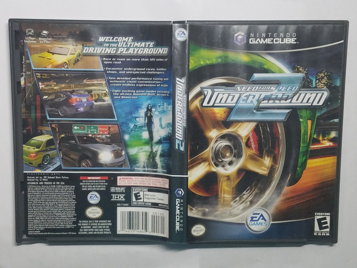 Need for Speed Underground 2 Nintendo Gamecube GC Authentic Video Game ...