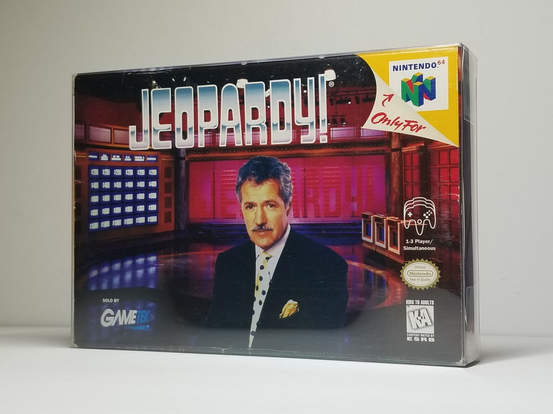 Jeopardy Nintendo 64 N64 Authentic Video Game Complete CIB Tested and ...