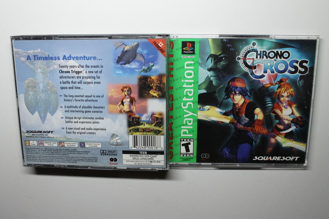 Chrono Cross Playstation 1 PS1, PSX CIB Complete Authentic Video Game ...