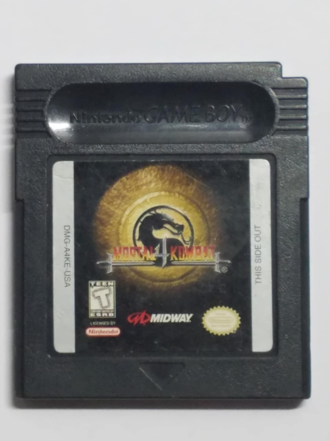 Mortal Kombat 4 Nintendo Game Boy Color GBC Authentic Video Game NTSC/U ...