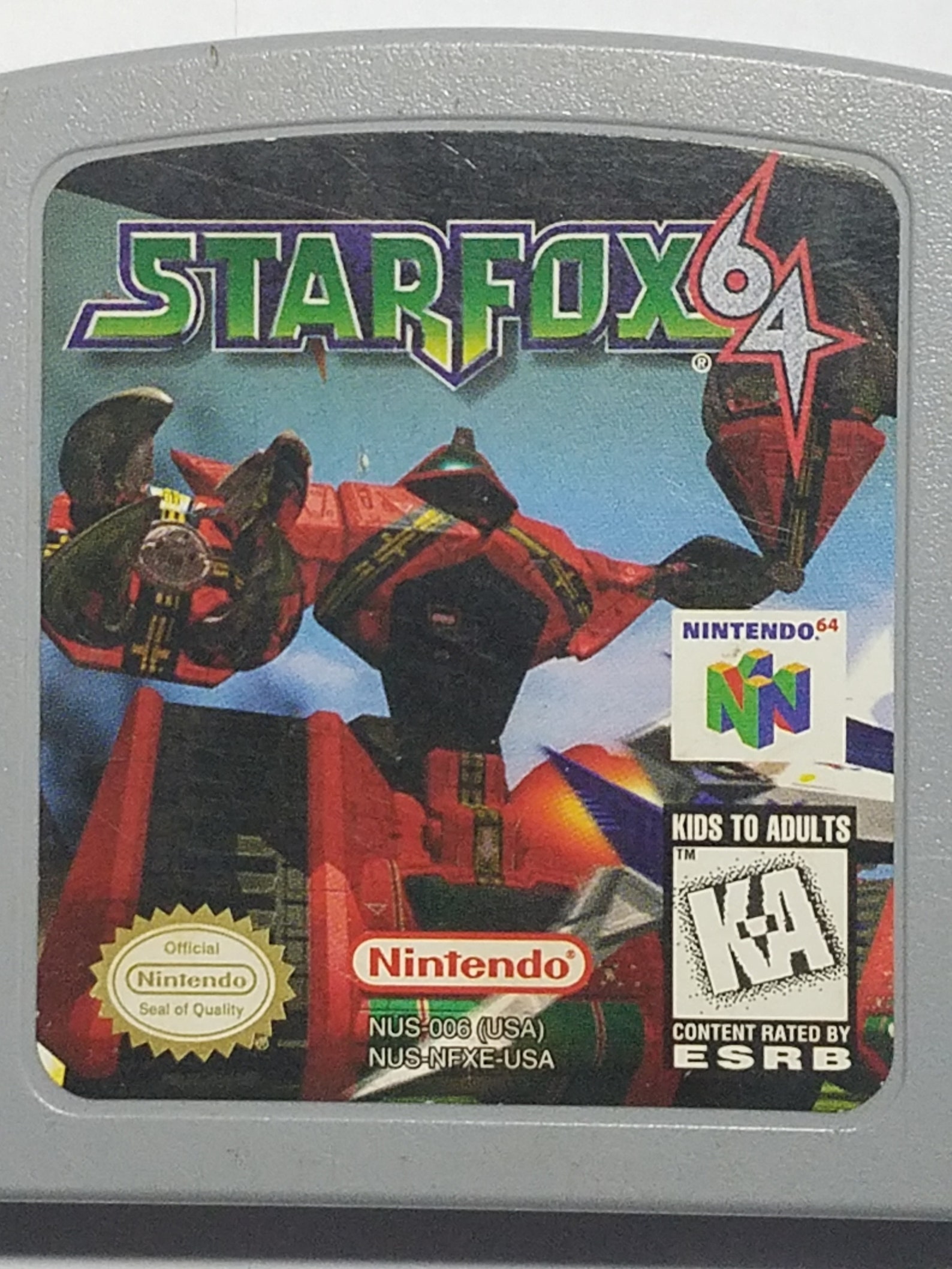 Star Fox 64 Game Nintendo 64 N64 Authentic Cartridge - Etsy