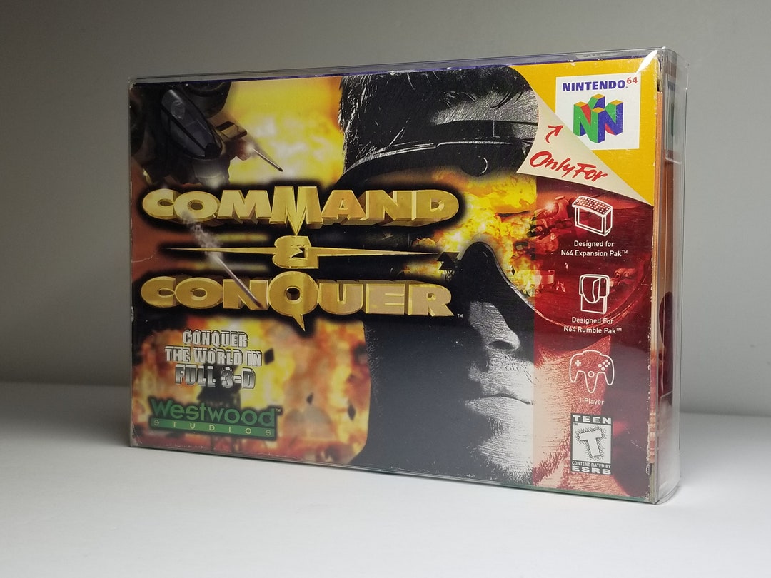 Command and Conquer Authentic Video Game Complete CIB Nintendo 64 N64 ...