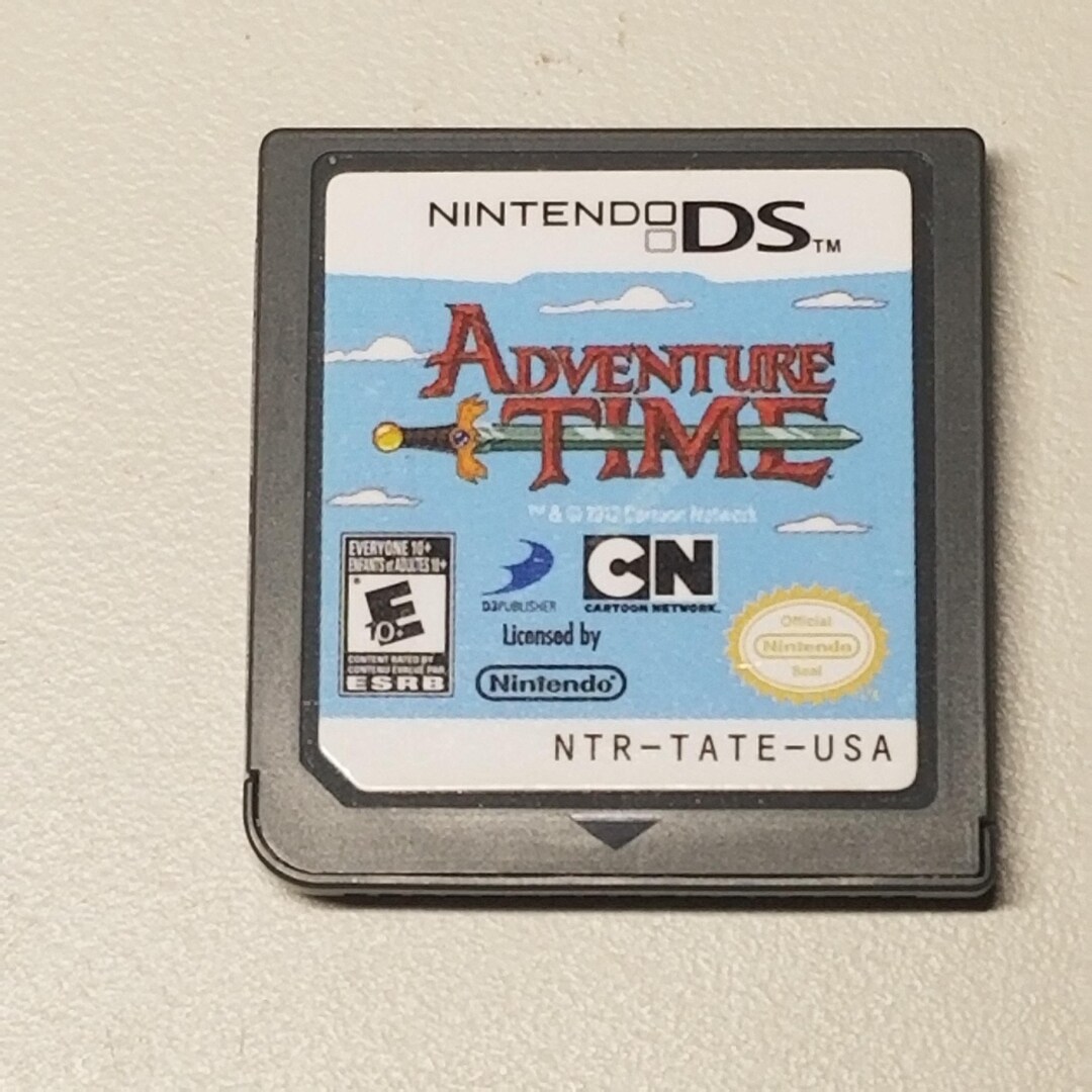 Adventure Time Nintendo DS NDS Black Label Authentic Video Game Working ...