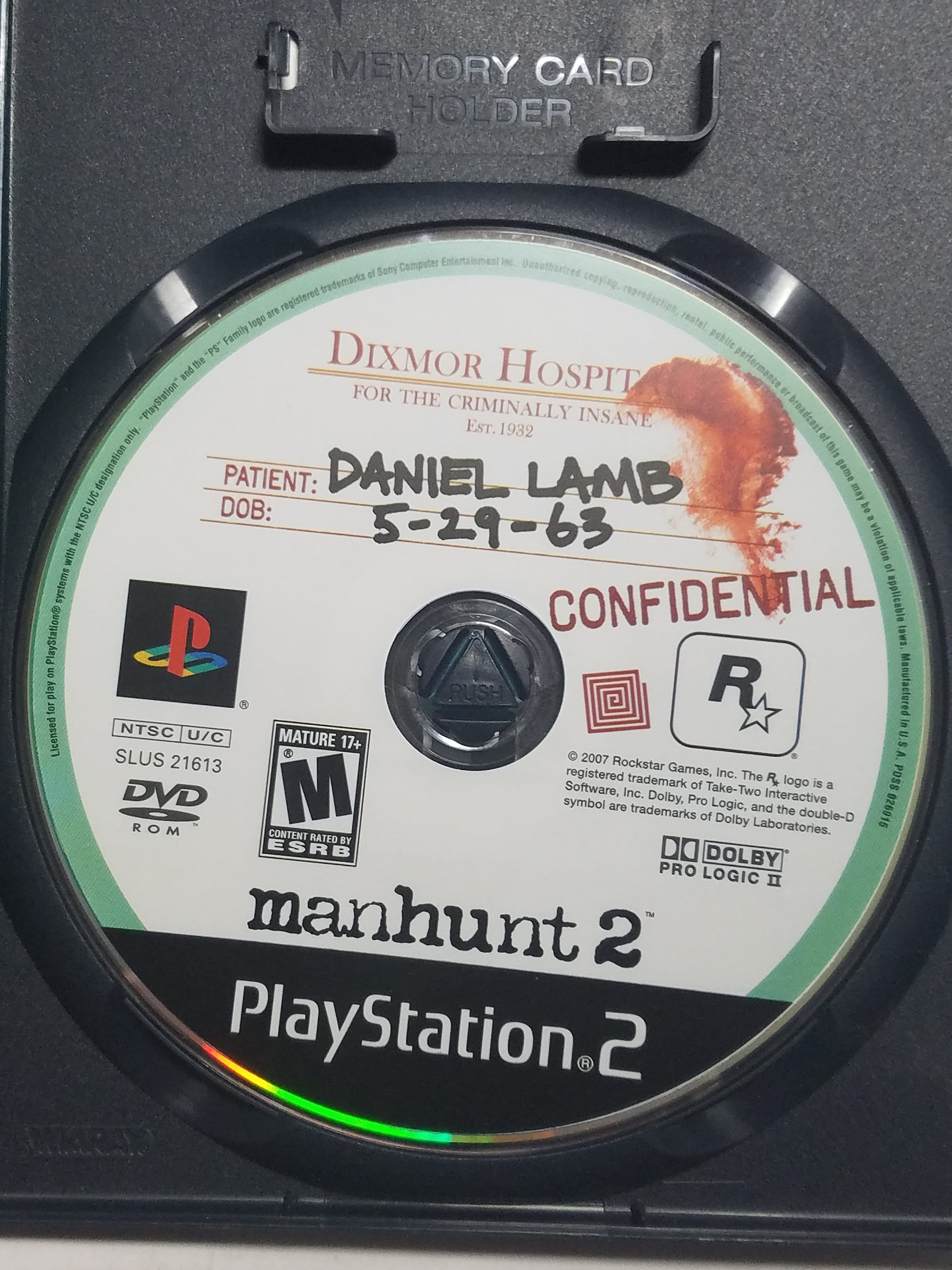 Manhunt 2 Playstation 2 PS2 Authentic Video Game CIB - Etsy