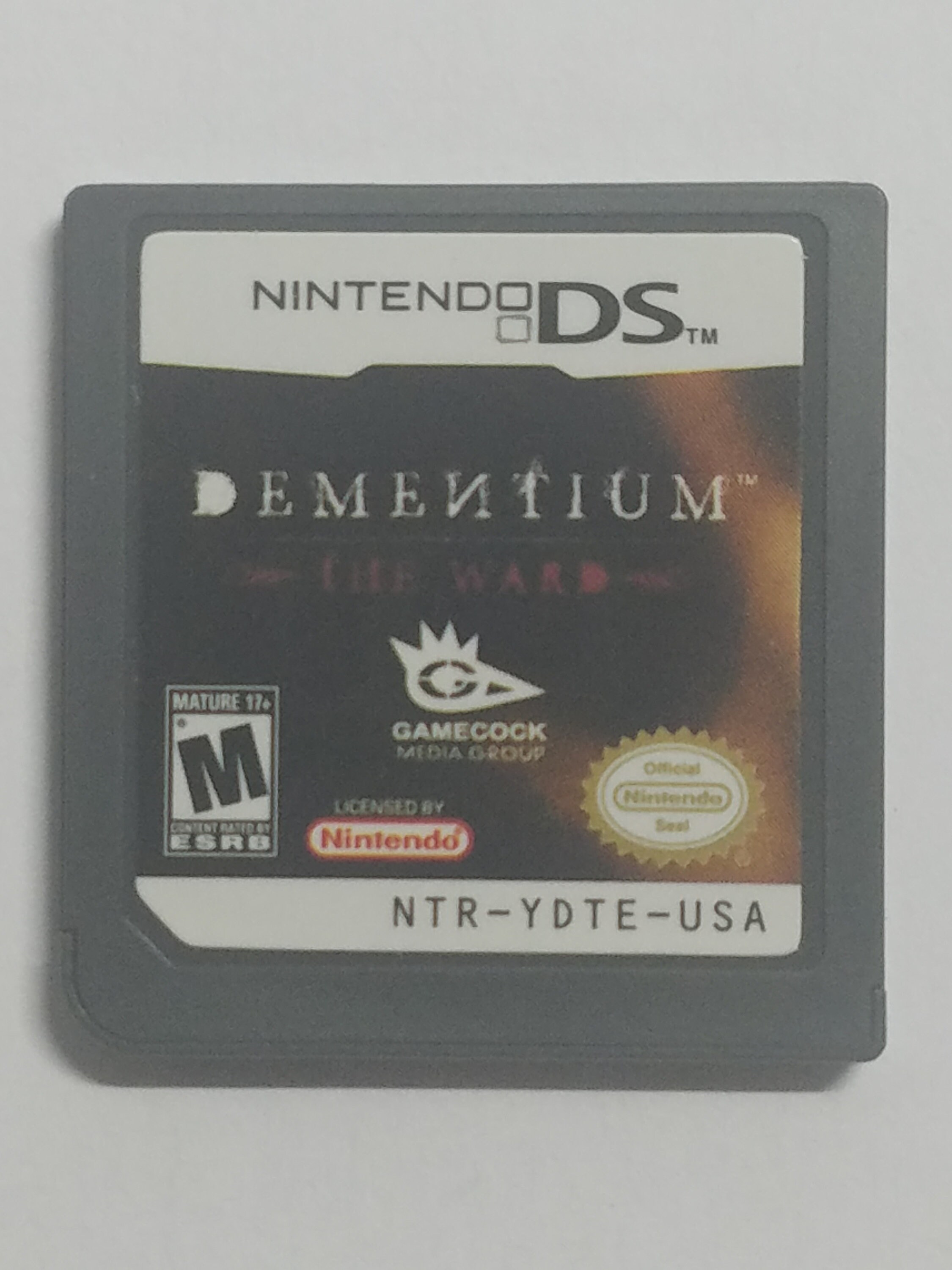 Dementium the Ward Authentic Clean Game Complete CIB Game Nintendo DS ...