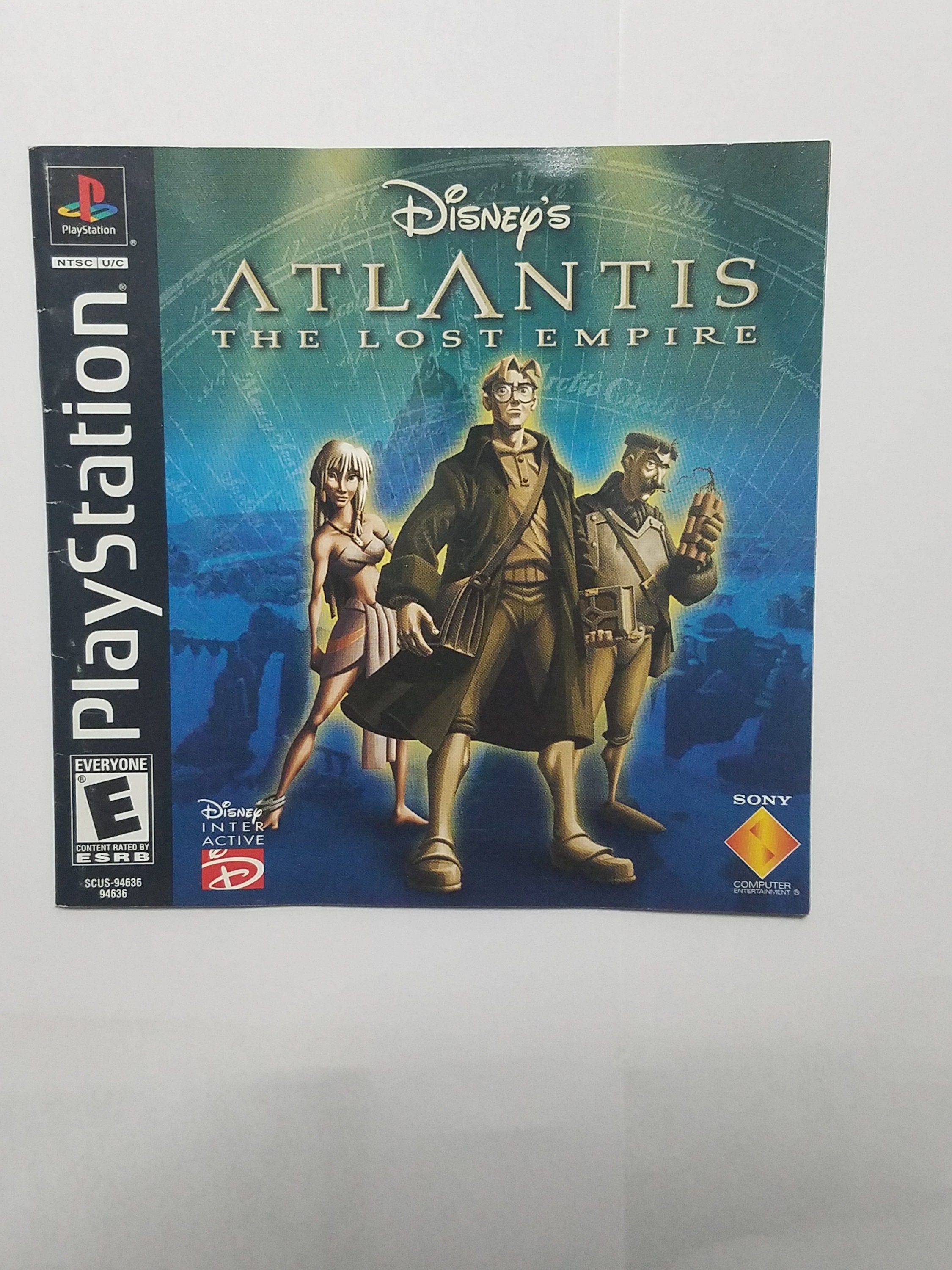 Disney Atlantis: the Lost Empire Game Complete CIB Game Jewel Case PSX ...