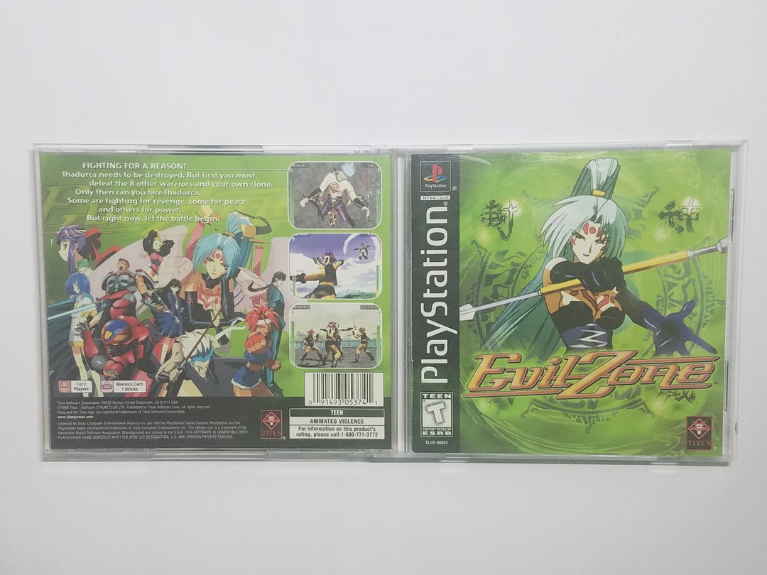 Evil Zone Playstation 1 PS1, PSX Authentic Video Game Combo Breaking ...