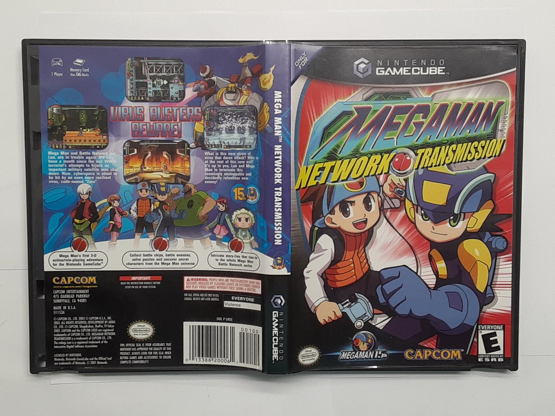 Mega Man Network Transmission Nintendo Gamecube NGC CIB Complete ...