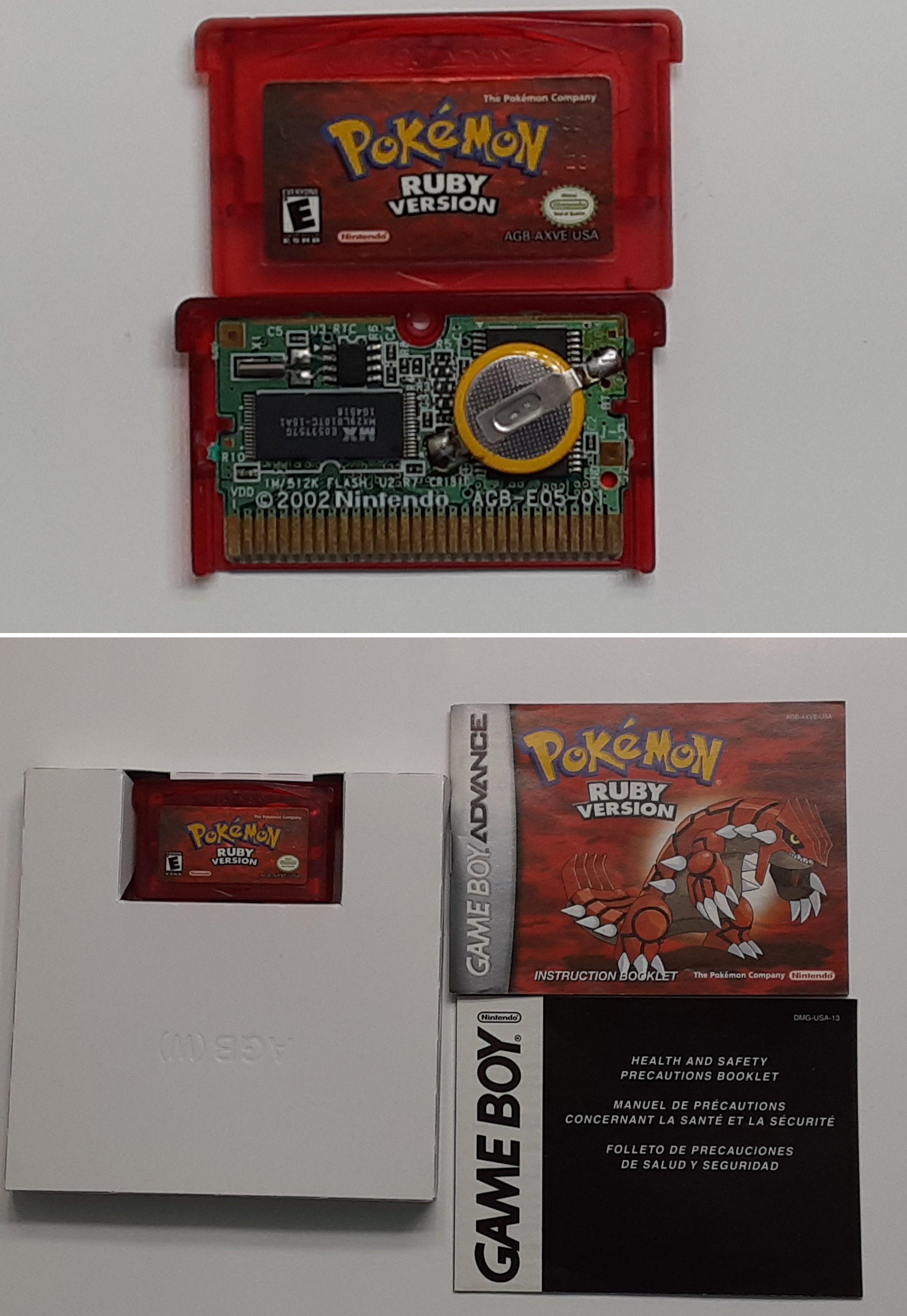 Pokemon Ruby Authentic Video Game Nintendo Game Boy Advance - Etsy