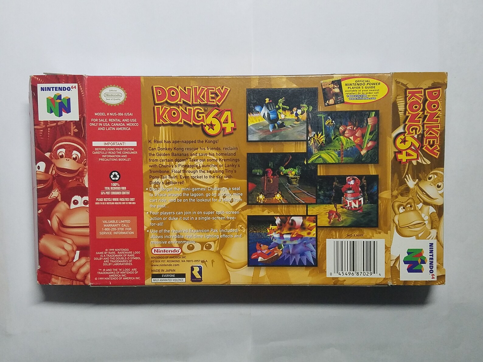 Donkey Kong 64 Game Nintendo 64 N64 Complete CIB | Etsy