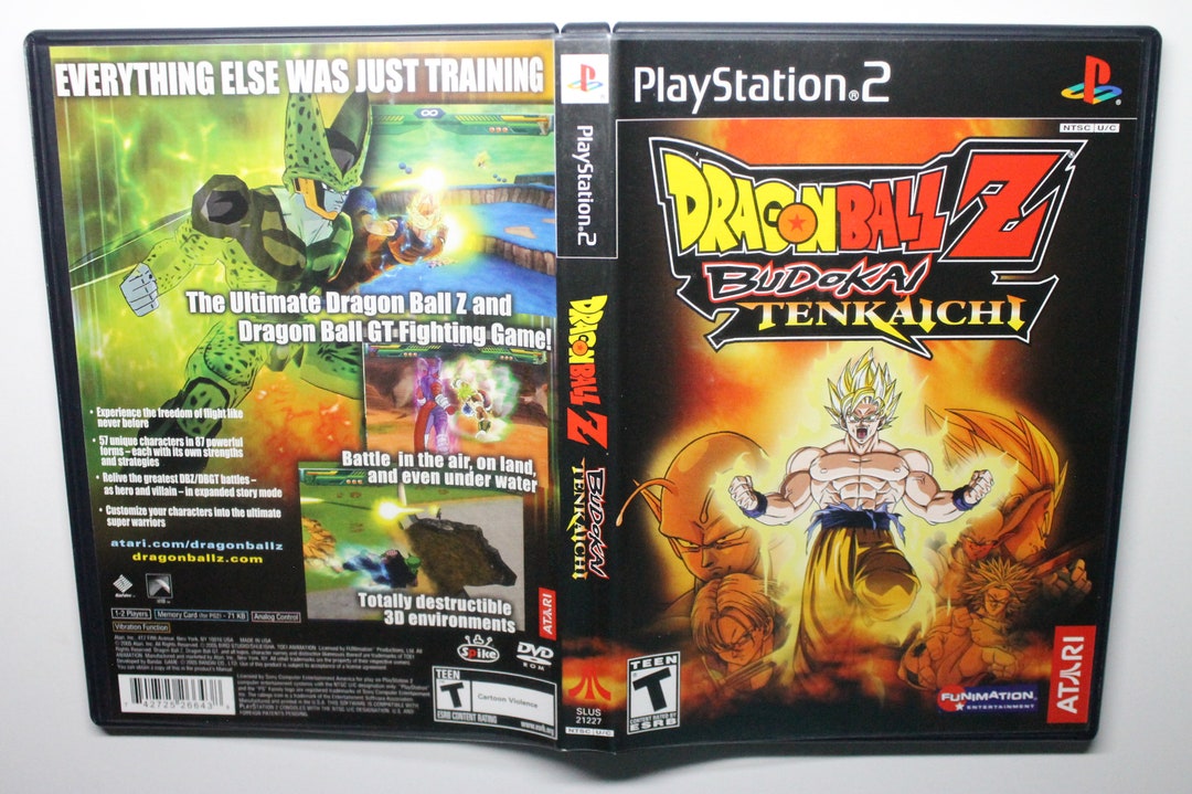 Dragon Ball Z Budokai Tenkaichi Playstation 2 PS2 Authentic - Etsy