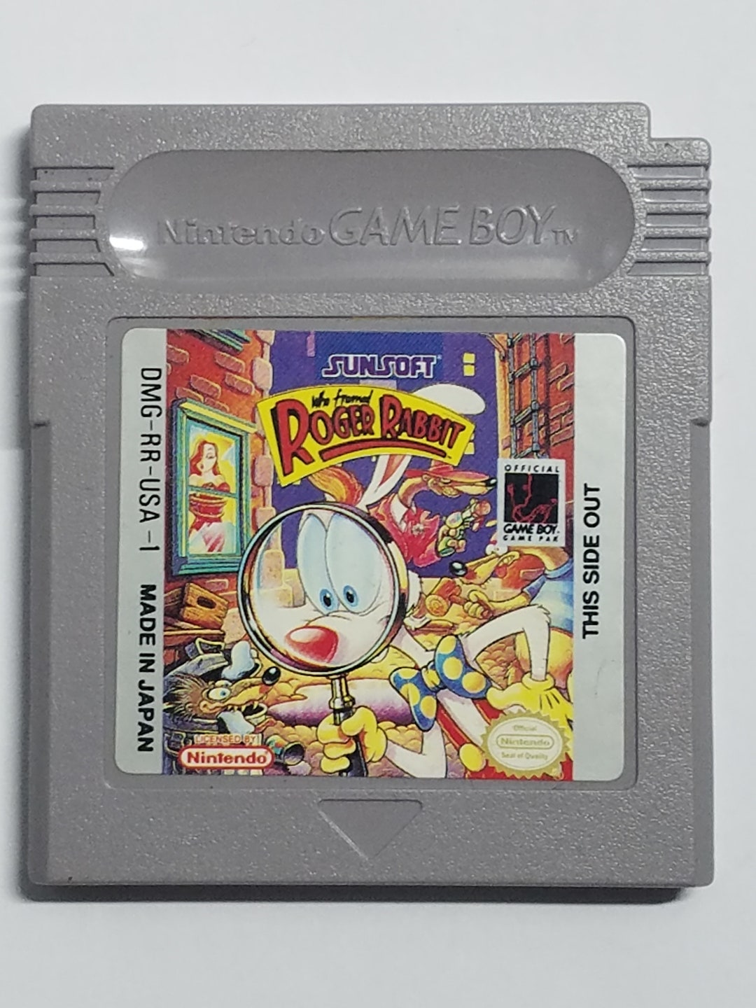 Who Framed Roger Rabbit Game Nintendo Game Boy GB Authentic NTSC/U ...