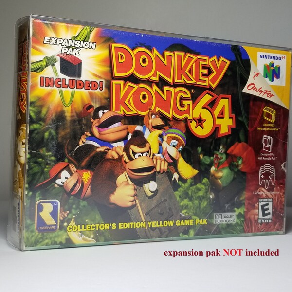 N64 Donkey Kong Expansion Pack - Etsy